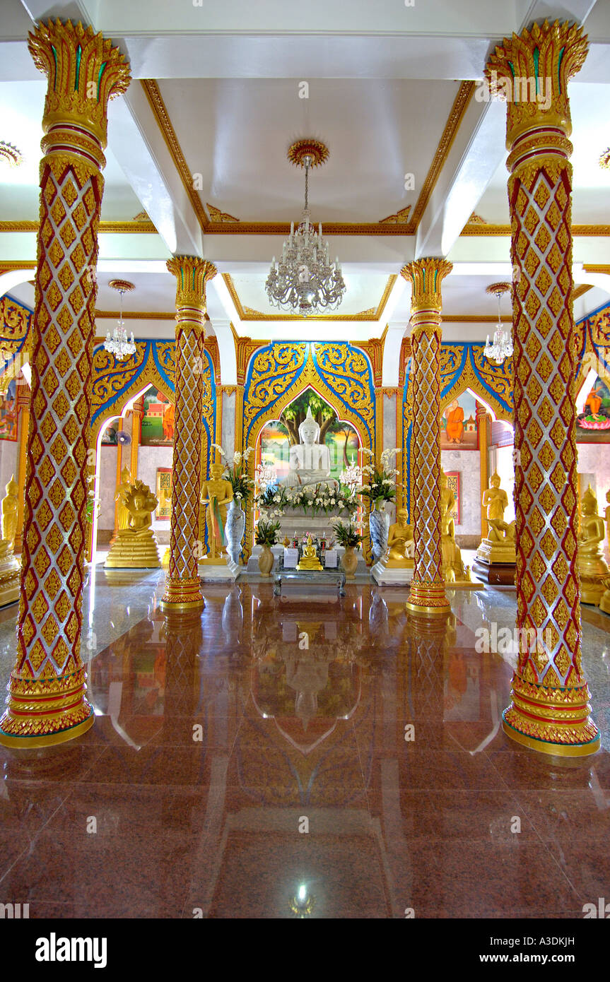 Wat chalong temple in phuket, thailand Stock Photo - Alamy