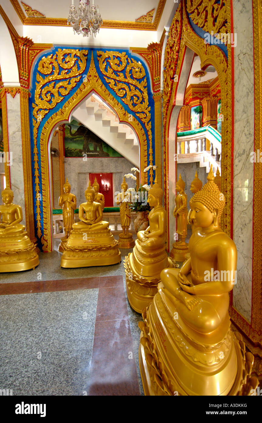 Wat chalong temple in phuket, thailand Stock Photo - Alamy