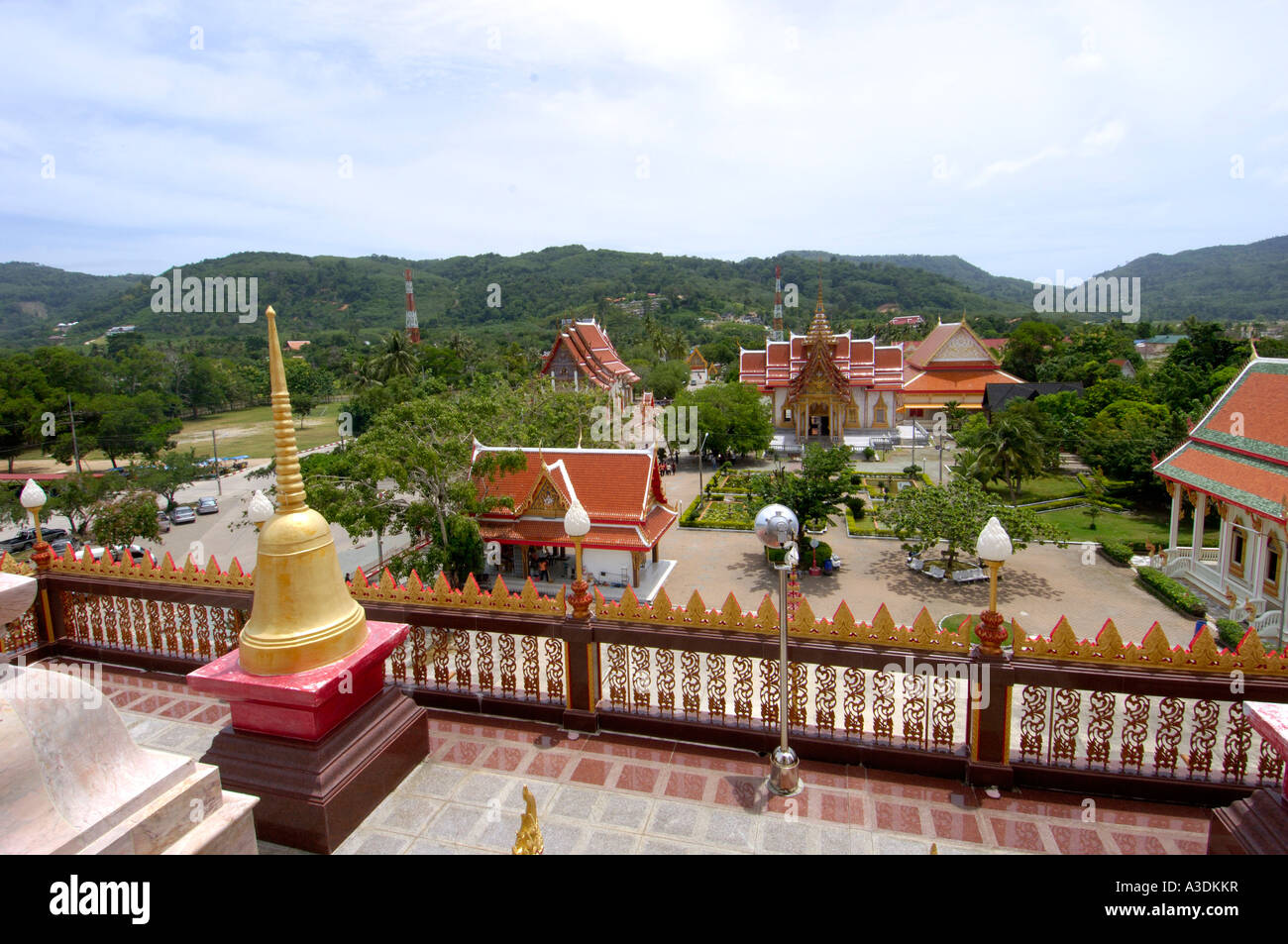 Wat chalong temple in phuket, thailand Stock Photo - Alamy