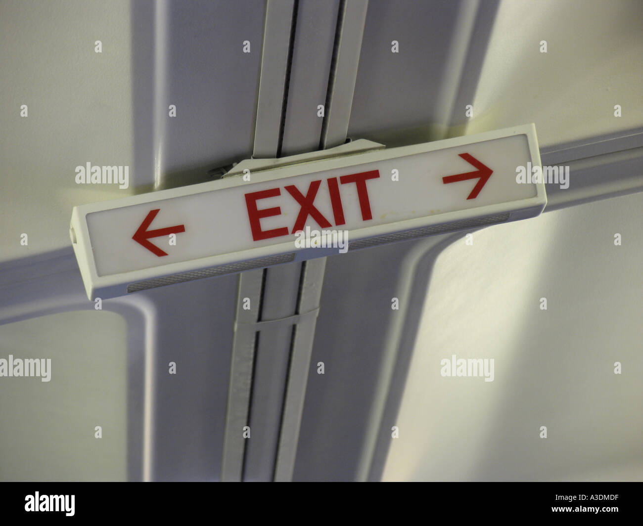Inside airplane exit symbol hi-res stock photography and images - Alamy
