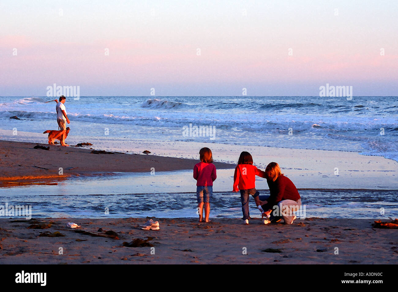 Hendry’s beach santa barbara hi-res stock photography and images - Alamy