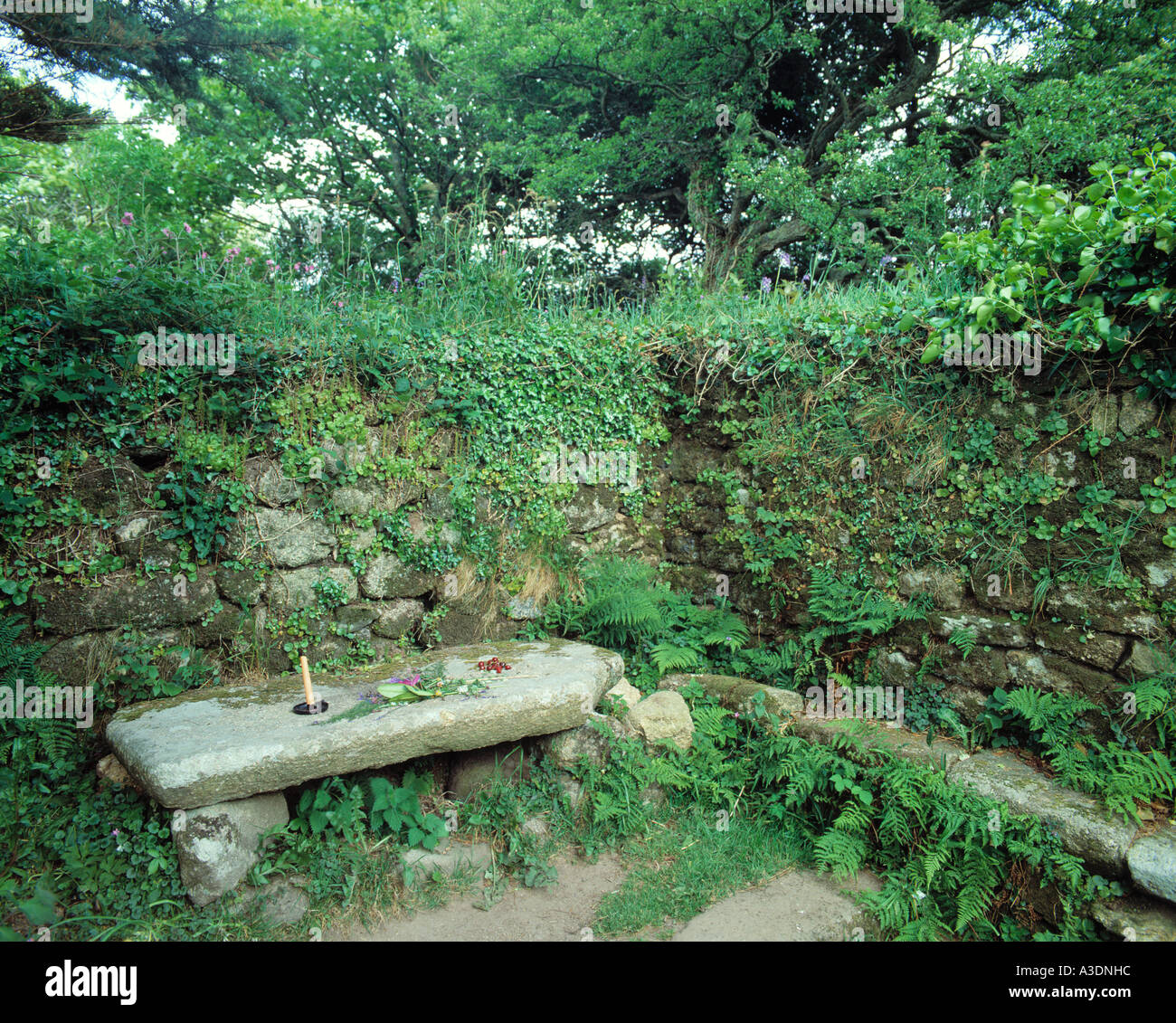 GB CORNWALL PENWITH MADRON WISHING WELL Stock Photo - Alamy