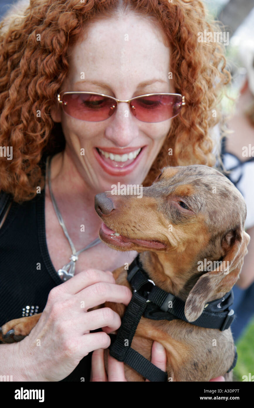 Miami Beach Florida,Ocean Drive,Lummus Park,South Beach Dachshund ...