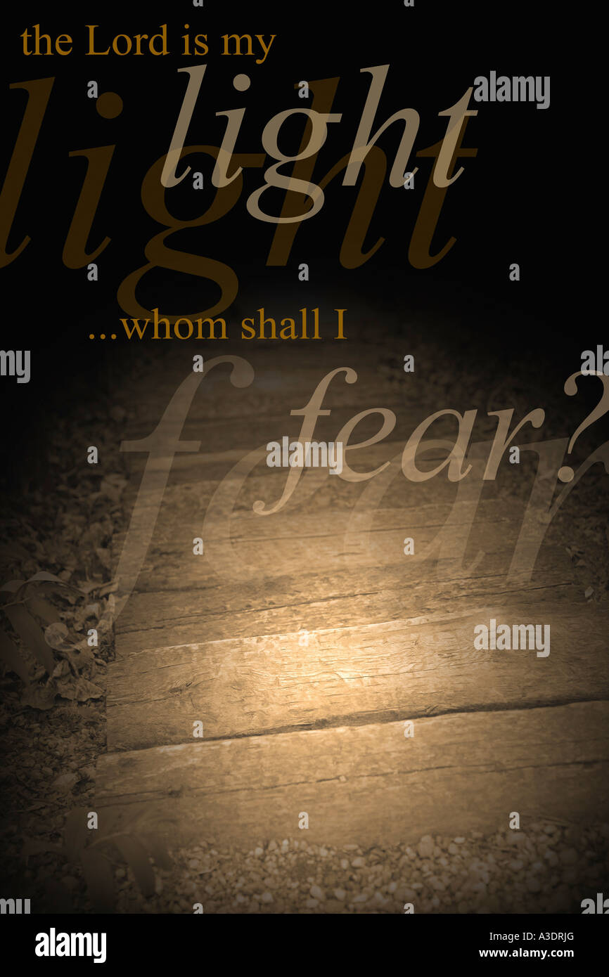 The Lord is my light Stock Photo - Alamy