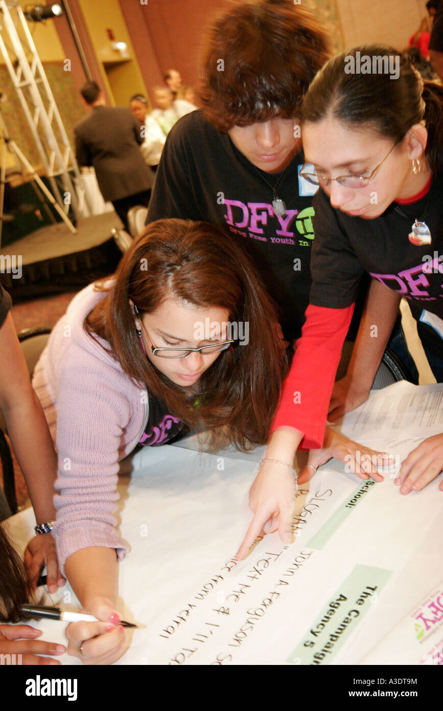 Miami Florida,Drug Free Youth In Town DFYIT club,anti-addiction program ...