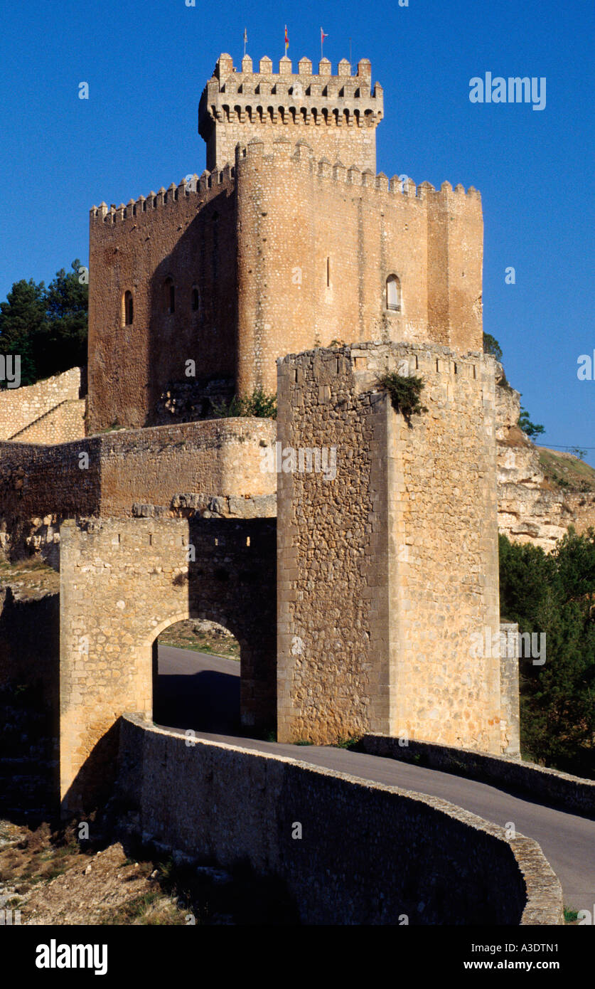 Alarcon.Marques de Villena Castle ,now Parador Nacional . Cuenca ...