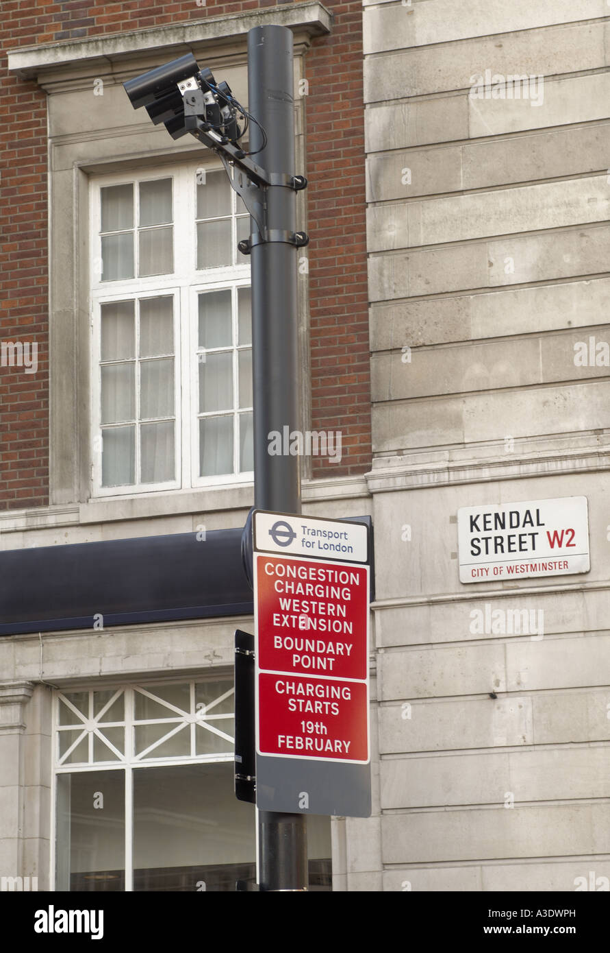 Congestion zone camera hi-res stock photography and images - Alamy