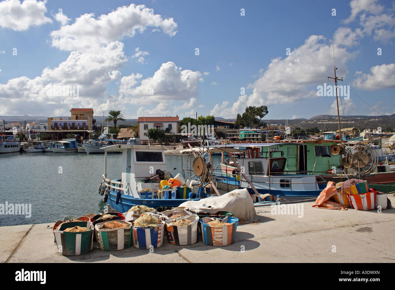 LAKKI HARBOUR. NORTH WEST CYPRUS. EUROPE Stock Photo - Alamy