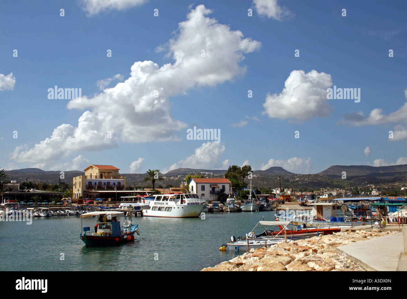 LAKKI HARBOUR. NORTH WEST CYPRUS. EUROPE Stock Photo - Alamy
