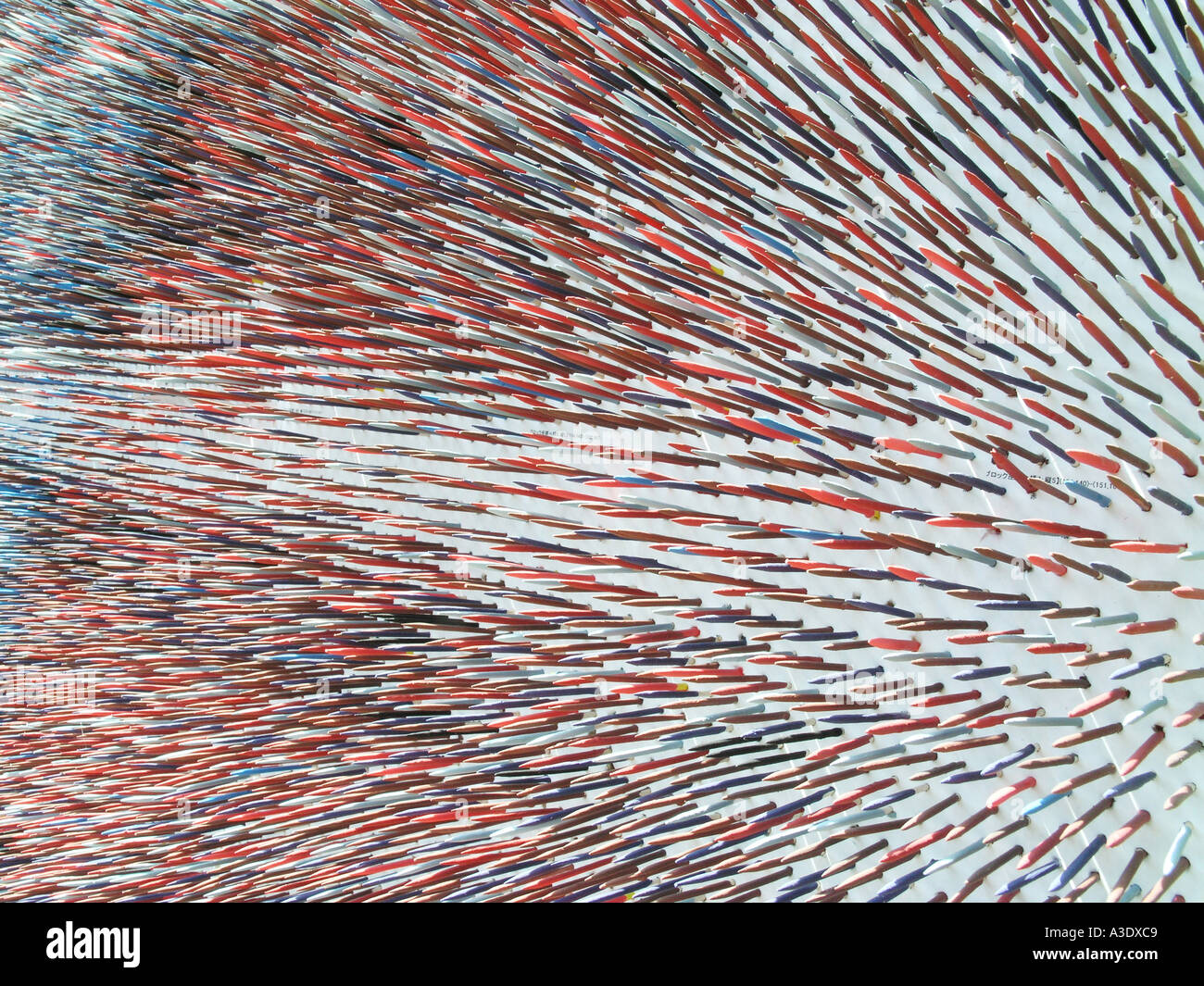 3 dimensional artwork display Stock Photo - Alamy