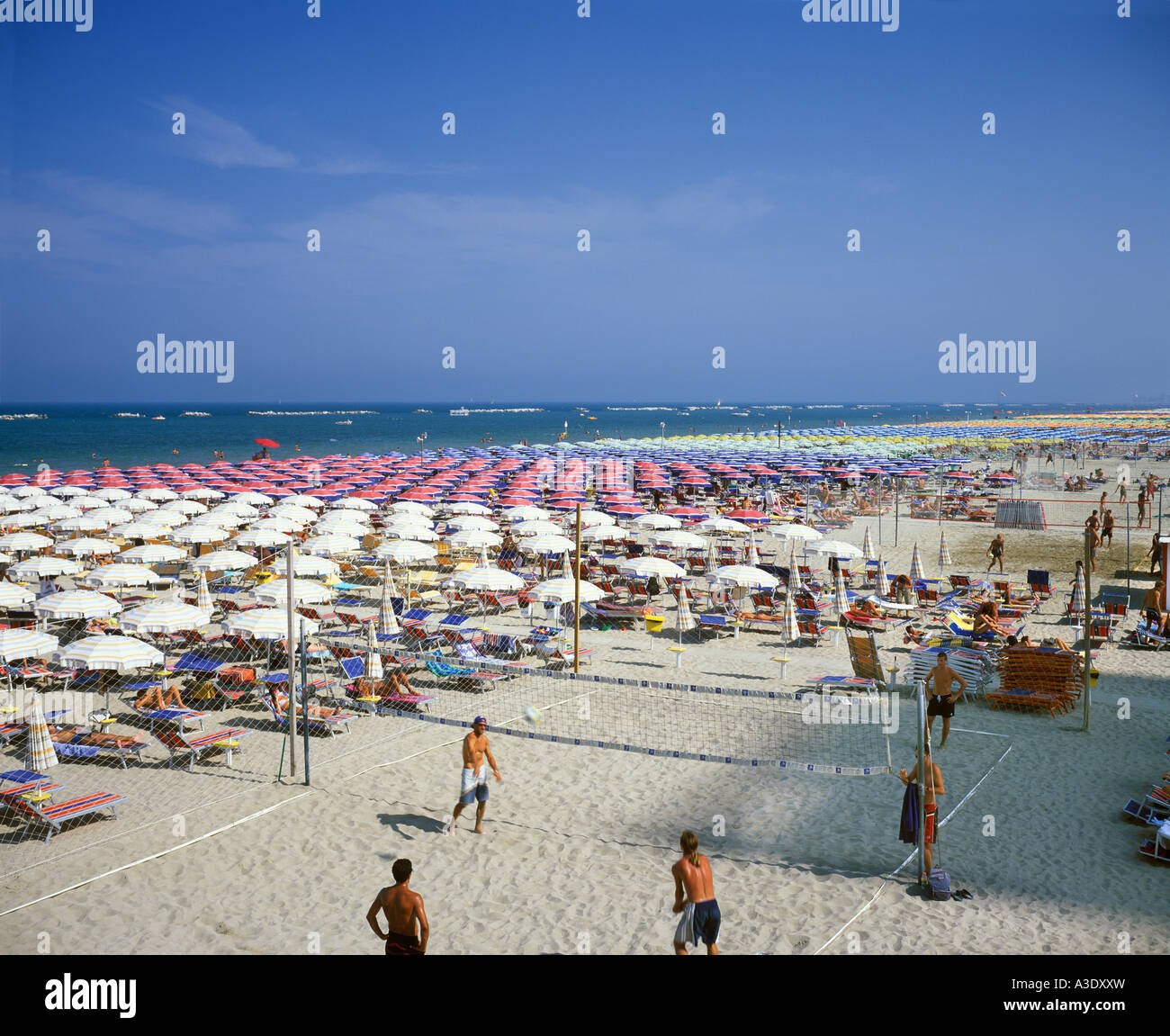 Cesenatico beach, Emilia-Romagna, Italy Stock Photo - Alamy