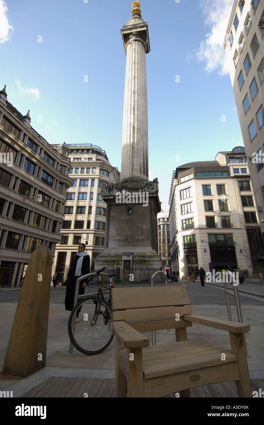 The Monument London Stock Photo - Alamy