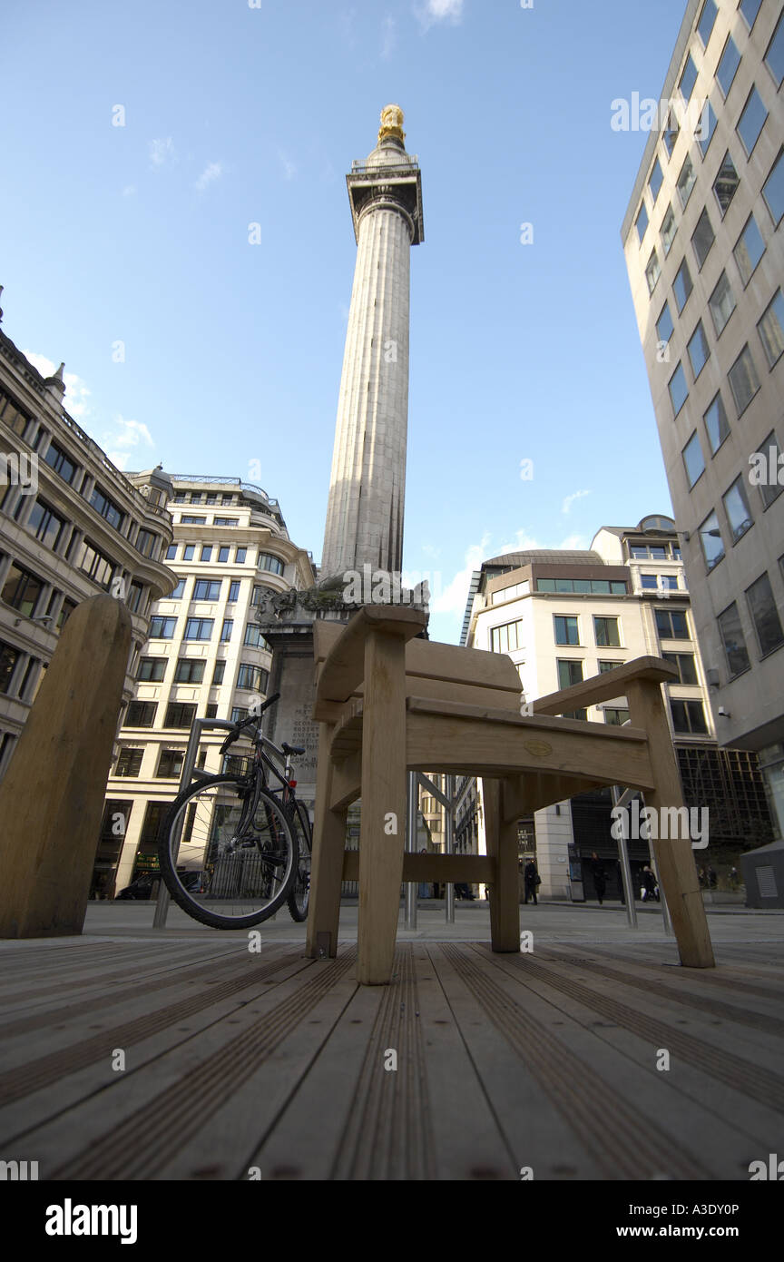 The Monument London Stock Photo - Alamy