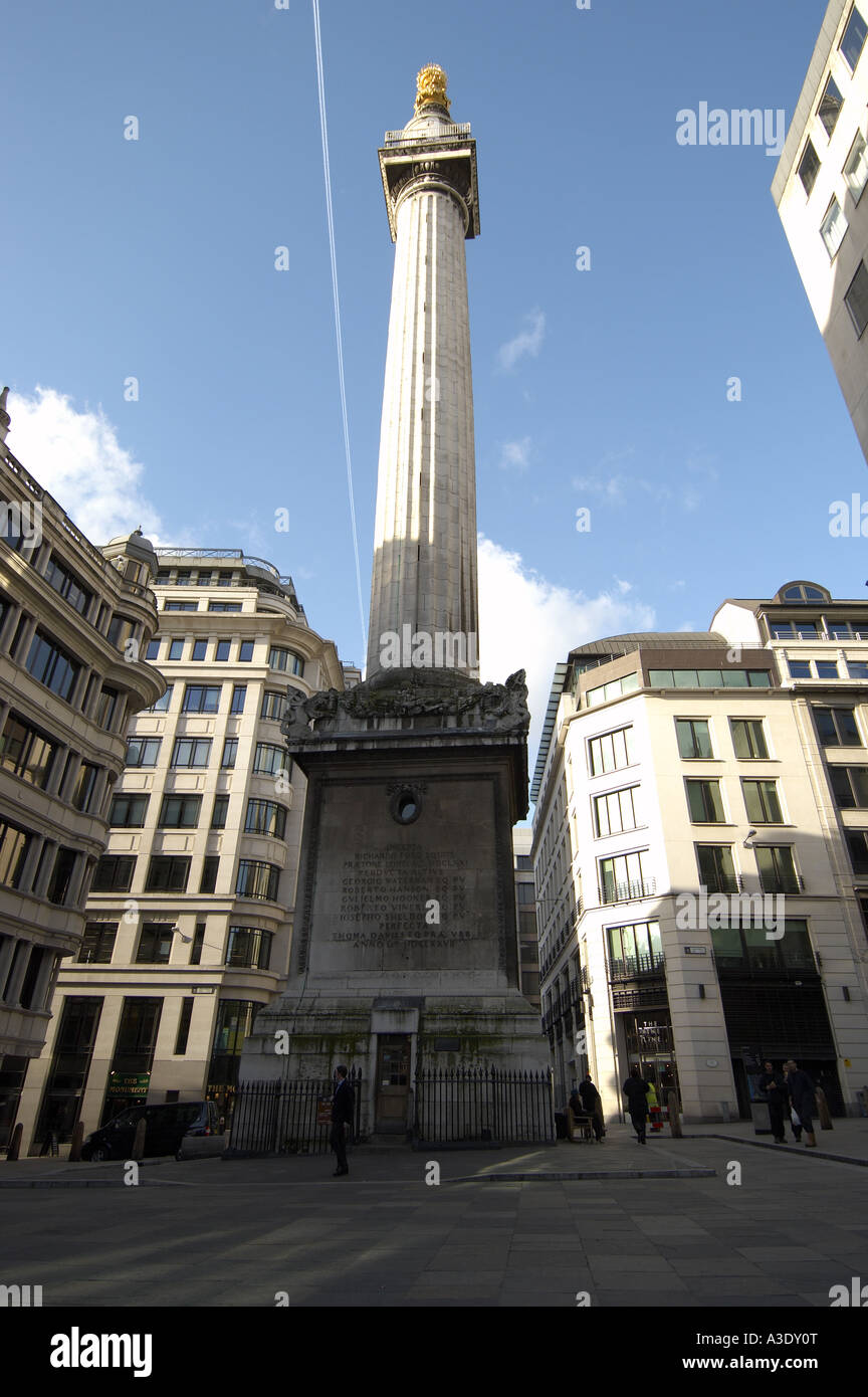 The Monument London Stock Photo - Alamy