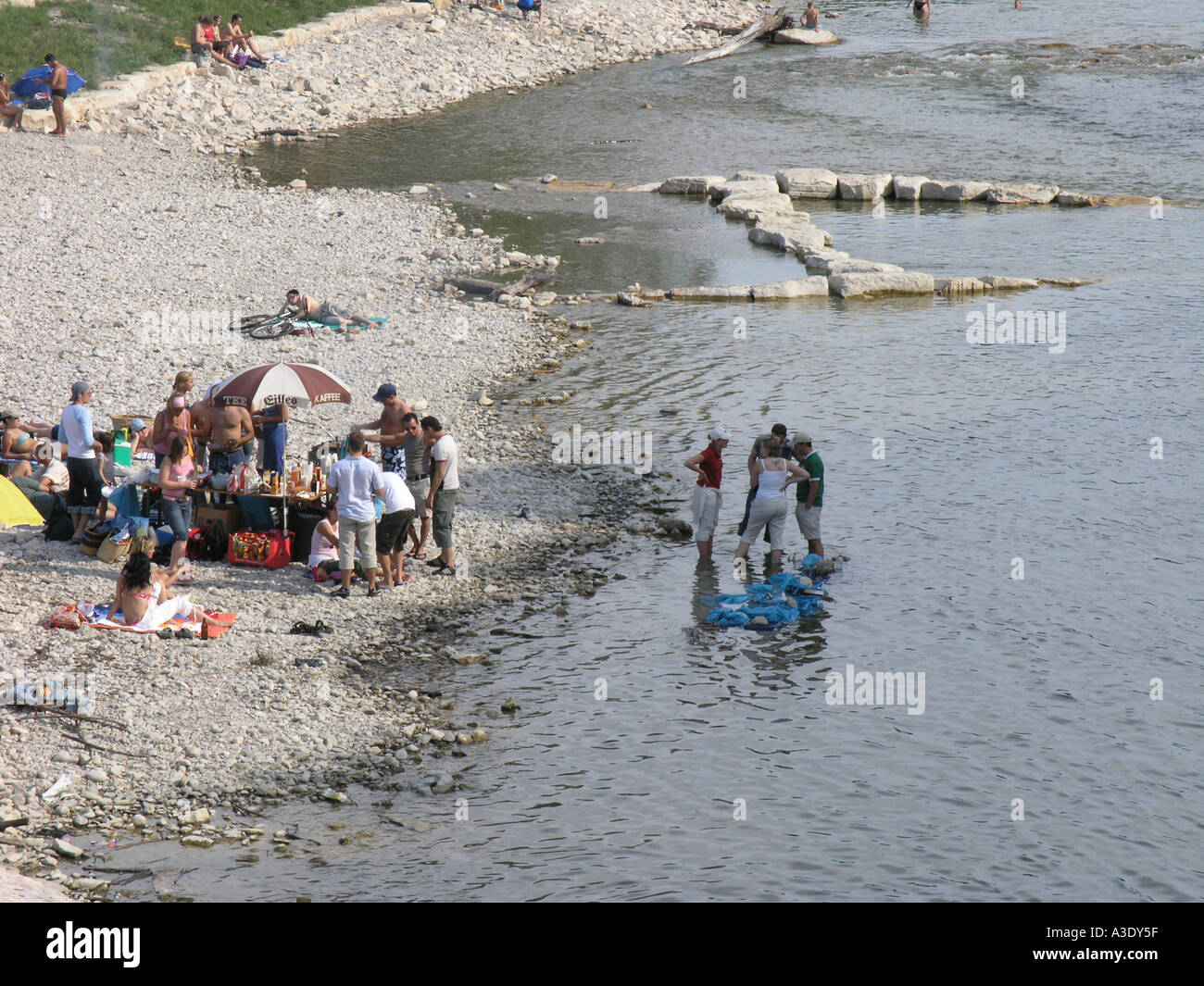 Open water swimming woman river hi-res stock photography and images - Alamy