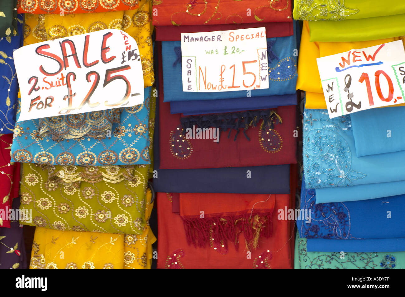 Cuts of colorful indian fabrics on display Stock Photo - Alamy Cuts of colorful indian fabrics on display Stock Photo - Alamy