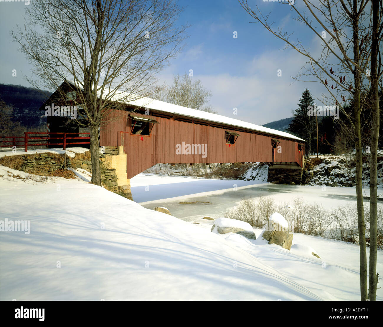 Forksville Covered Bridge (1850), 146' Burr Truss Across Loyalsock ...
