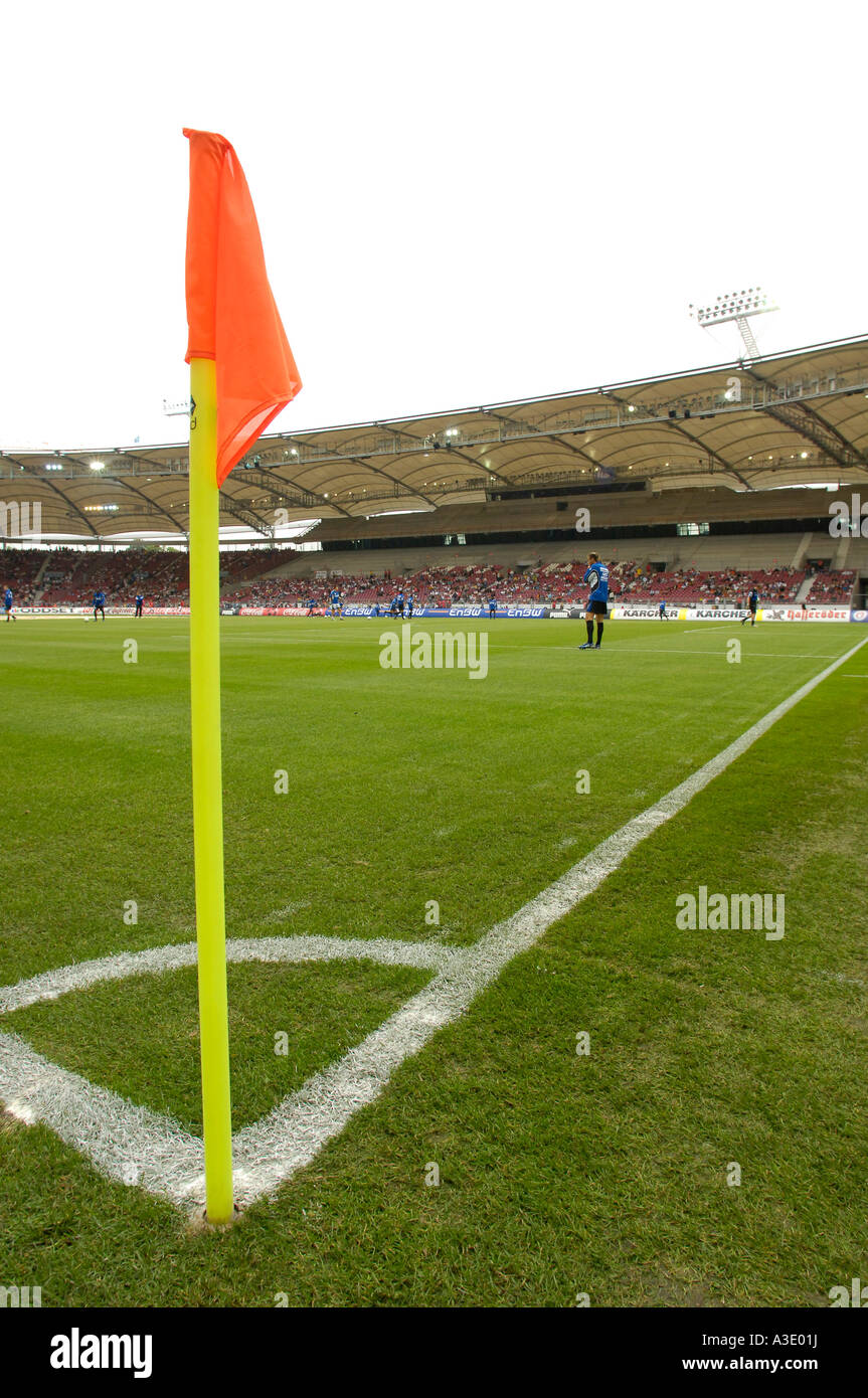 Football corner flag stadium hi-res stock photography and images - Alamy