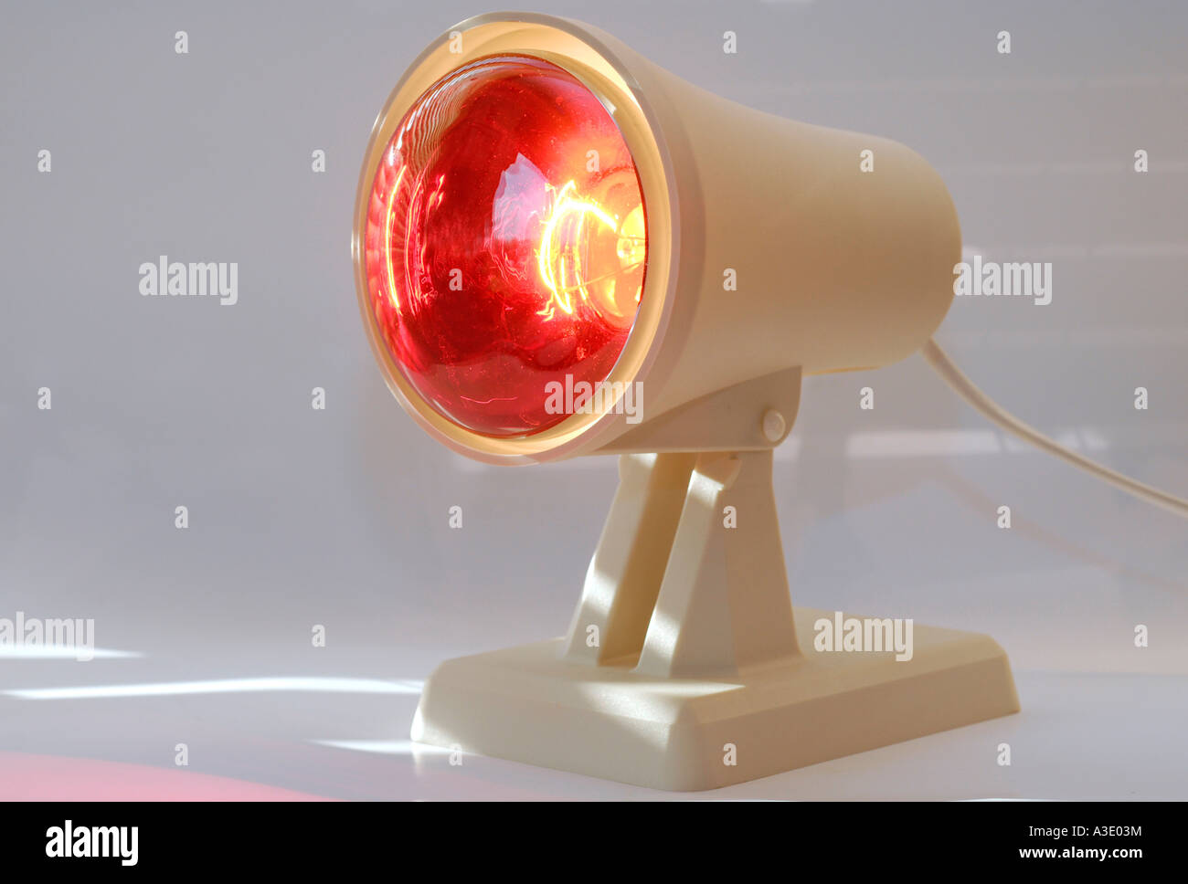 Red light lamp Stock Photo - Alamy