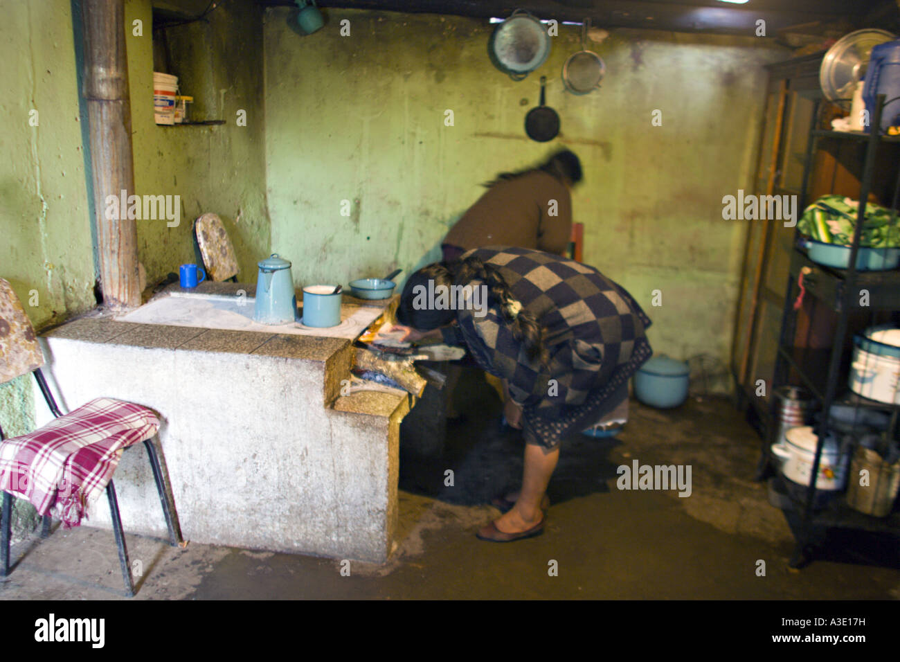 GUATEMALA CAPELLANIA Indigenous Maya Quiche women in traditional aprons ...