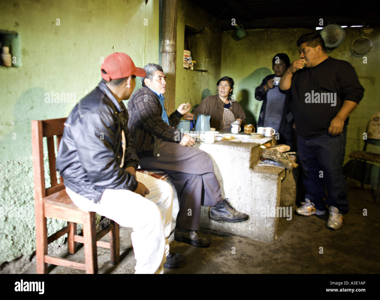 GUATEMALA CAPELLANIA Extended Indigenous Maya Quiche family having ...