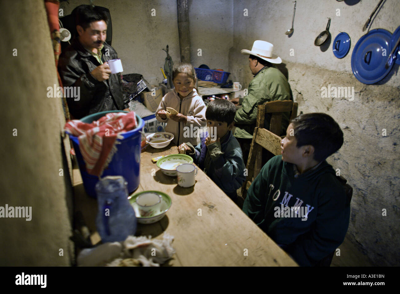 GUATEMALA CAPELLANIA Extended Indigenous Maya Quiche family having ...