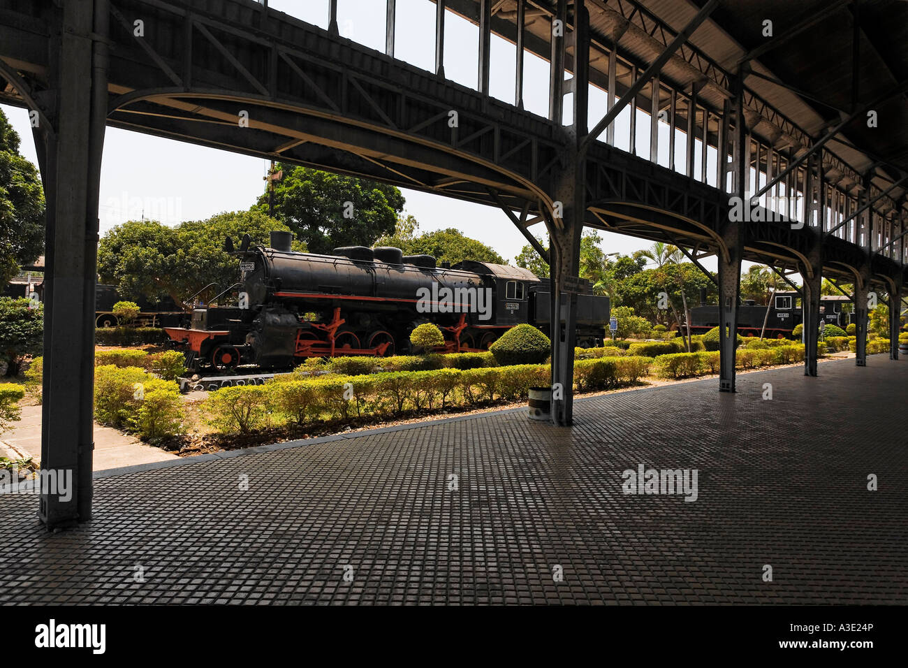 Museum for steam engine at the railway station of Ambarawa, Central ...