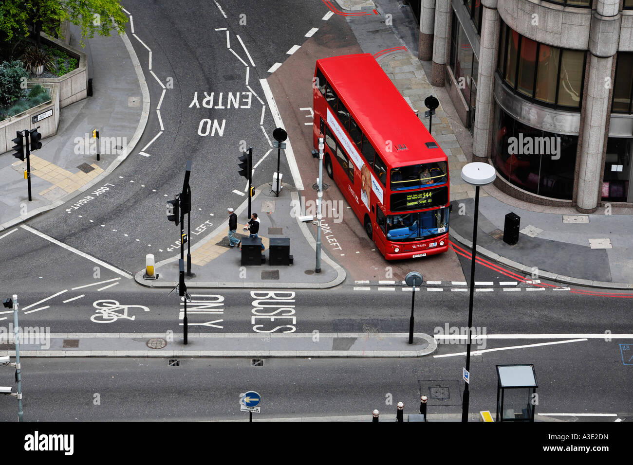Double-decker bus in London, Great Britain Stock Photo - Alamy