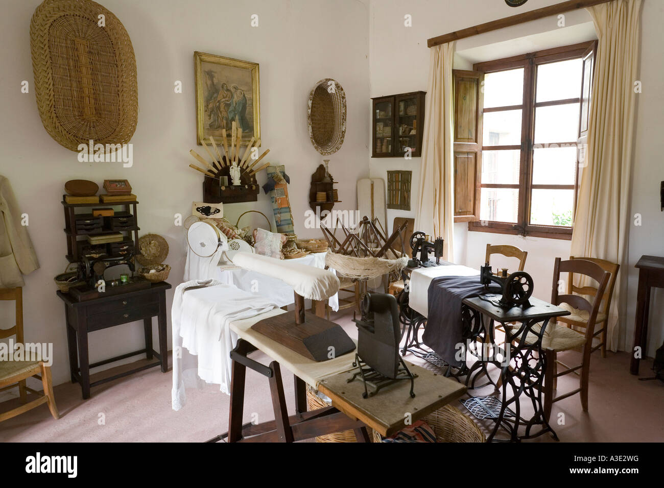 A tailoring room, manor Camino d els Calderers d San Juan, Majorca ...