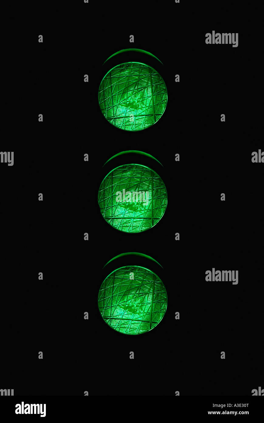 Three Green Lights In The Sky