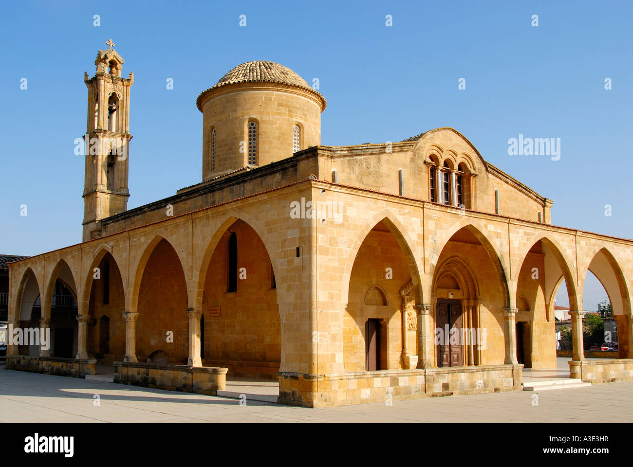 Church Agios Mamas in Guezelyurt Morfou North Cyprus Stock Photo - Alamy