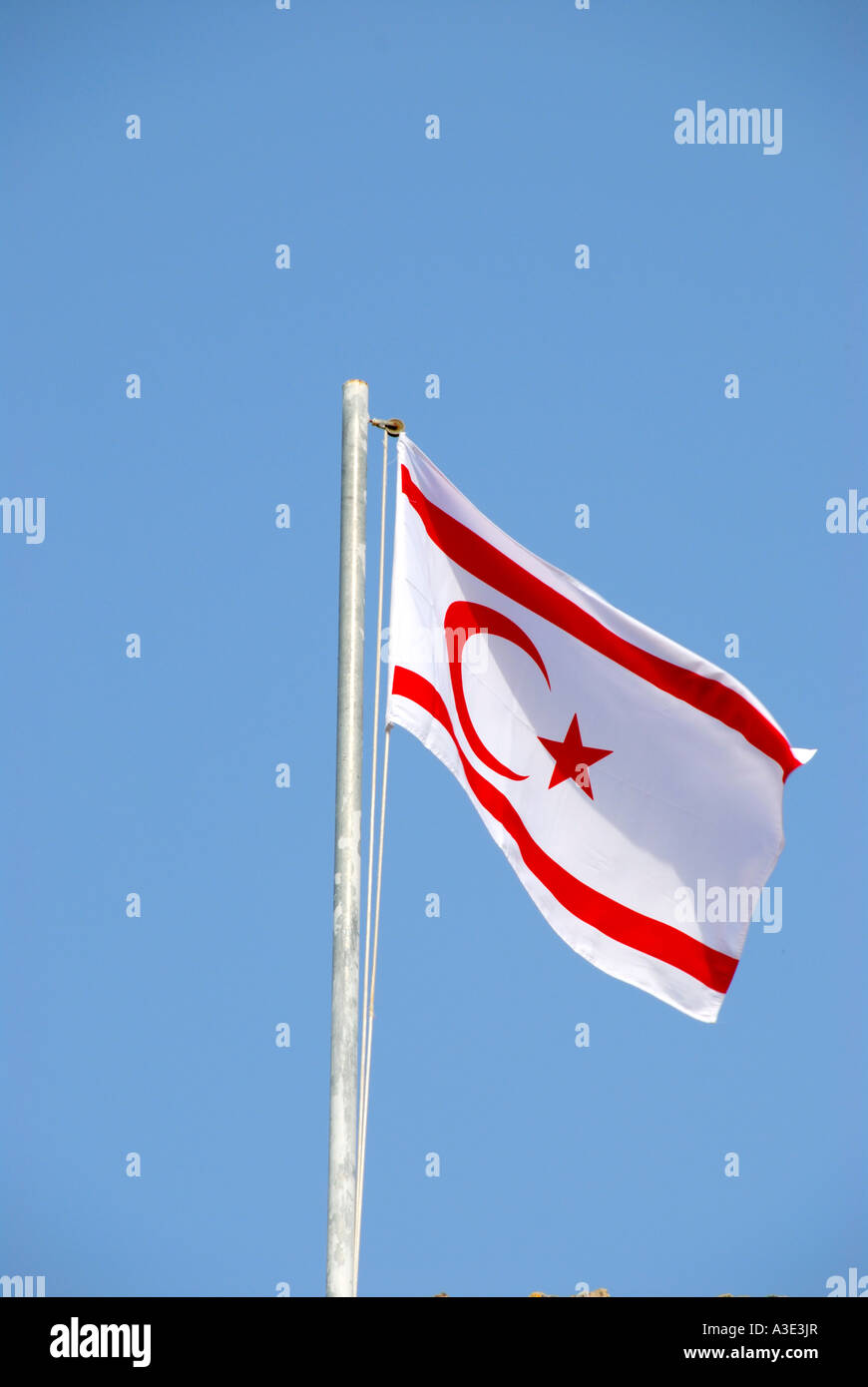 Flag of cyprus waving hi-res stock photography and images - Alamy