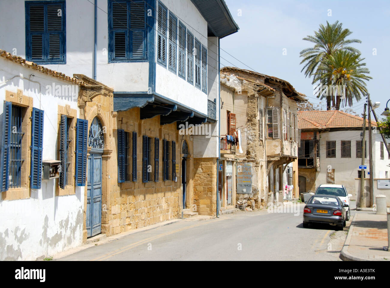 Old Turkish architecture with bays at the Dervish Pasha Houses in the ...