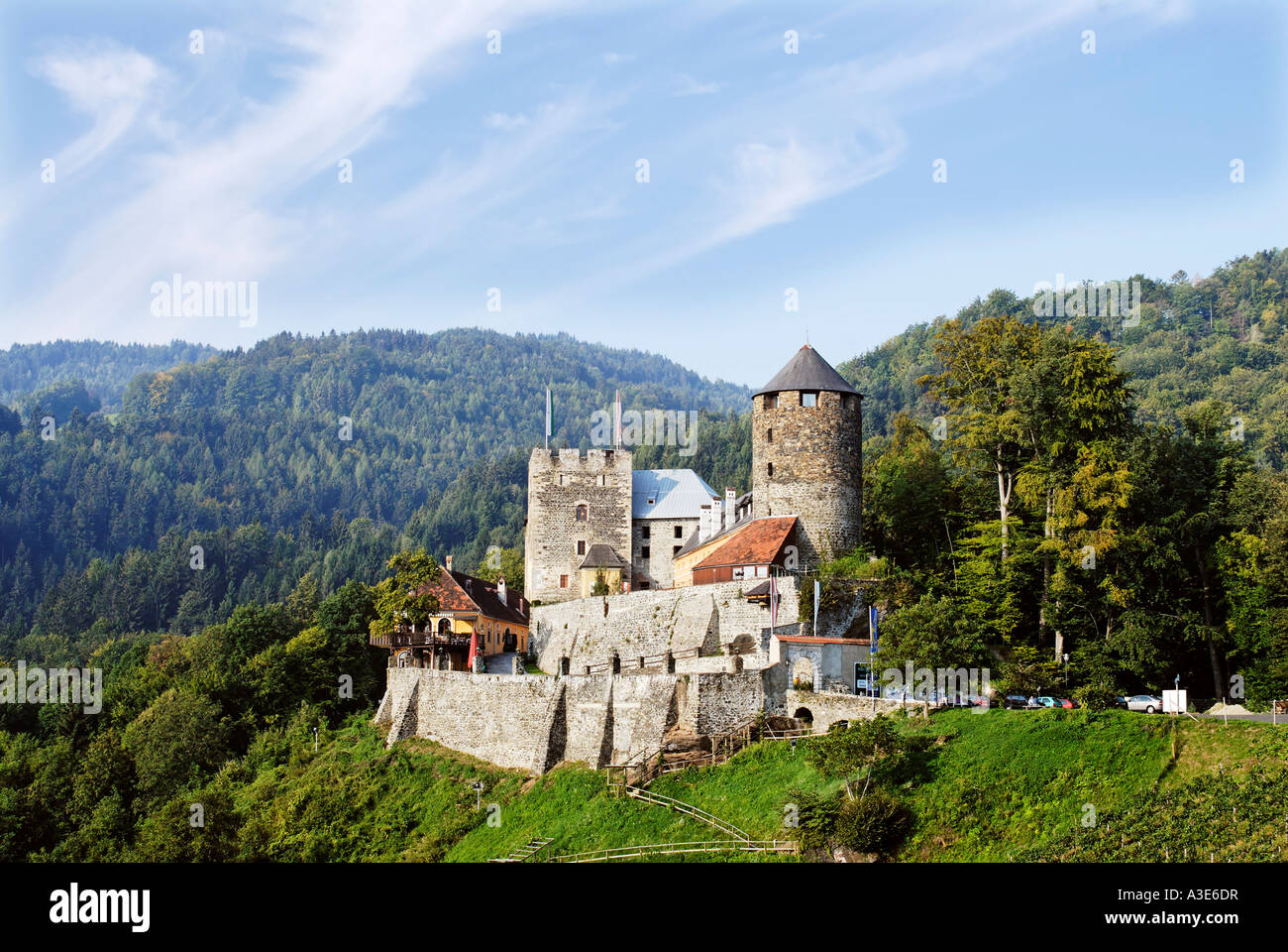 Castle Deutschlandsberg Styria Austria Stock Photo - Alamy