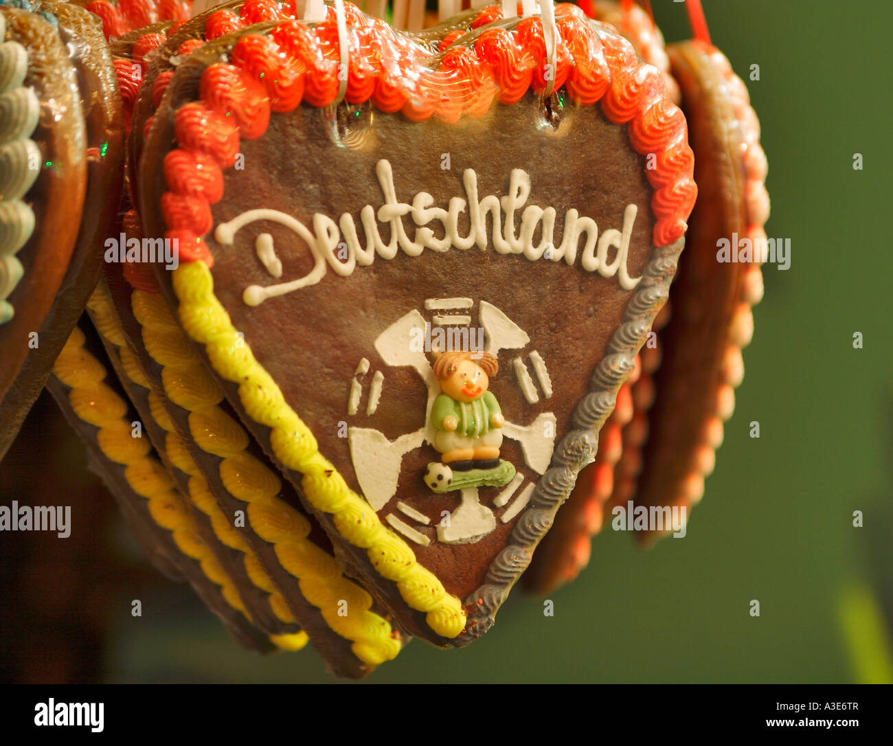 Gingerbread hearts "Germany Stock Photo - Alamy