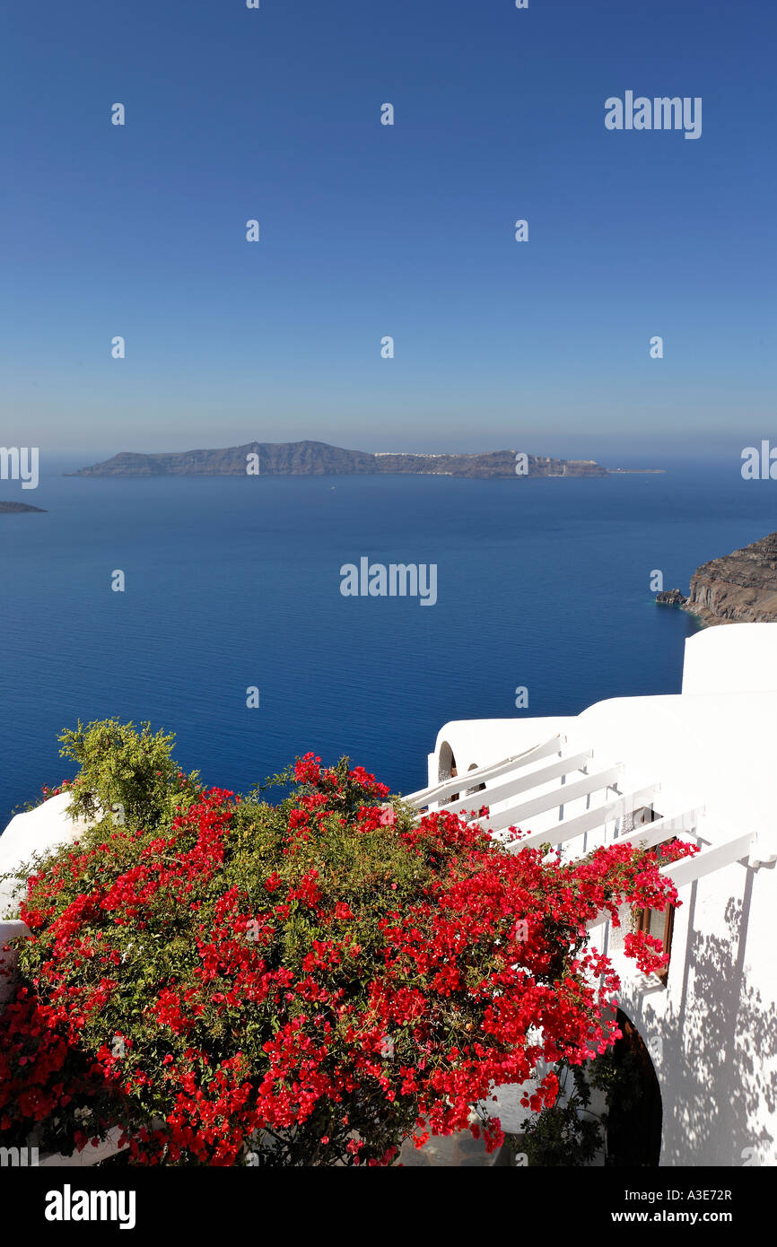 Panoramic view of typical greek mediterranean landscape hi-res stock ...