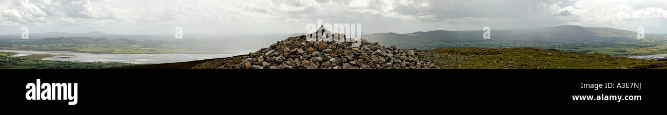View from the cairn of Knocknaree, Sligo, Ireland Stock Photo - Alamy