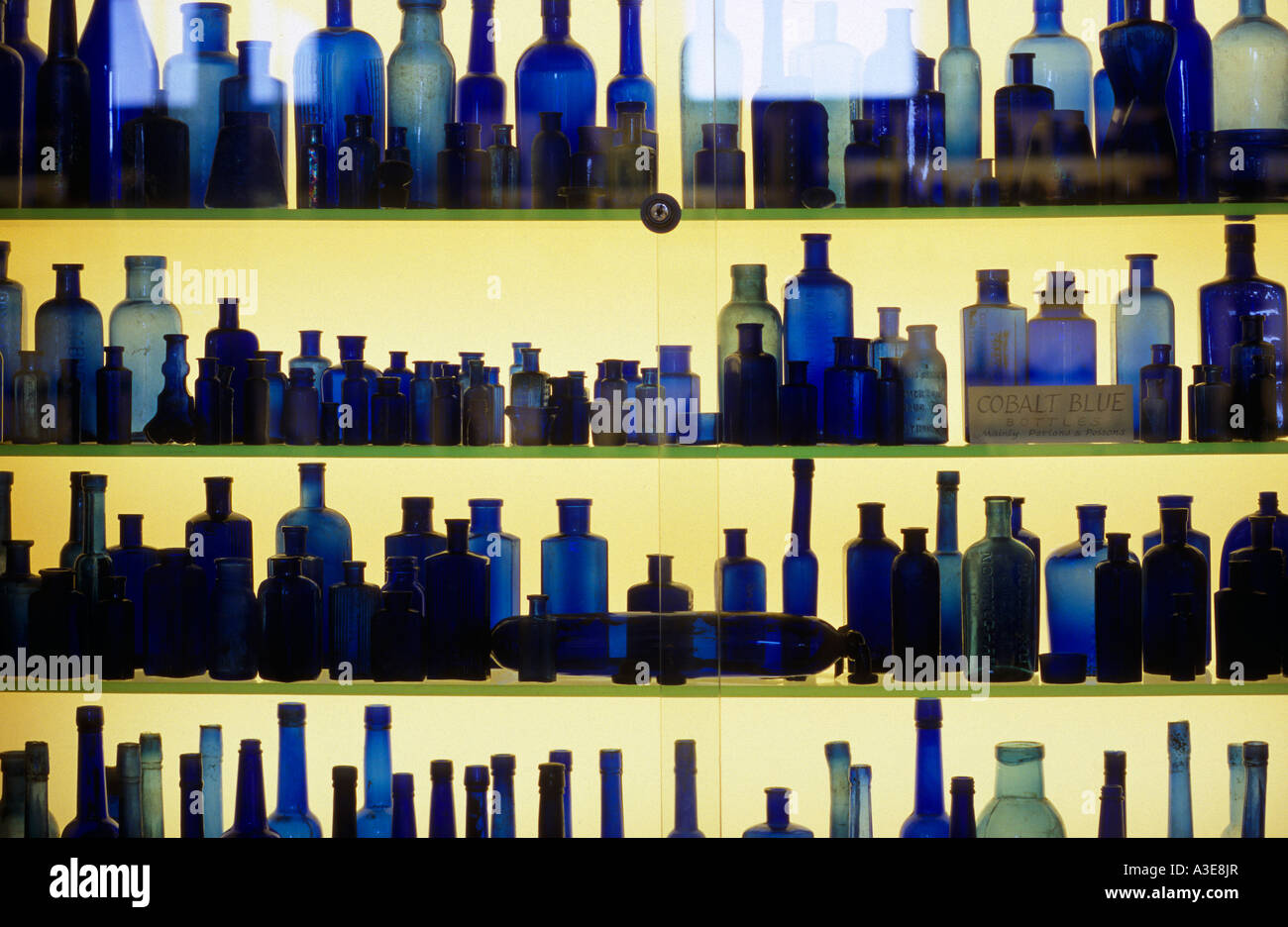 Antique bottles Horizontal Stock Photo - Alamy