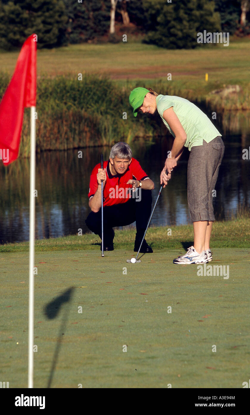 Golfers Launceston Country Club Resort Tasmania Australia vertical ...