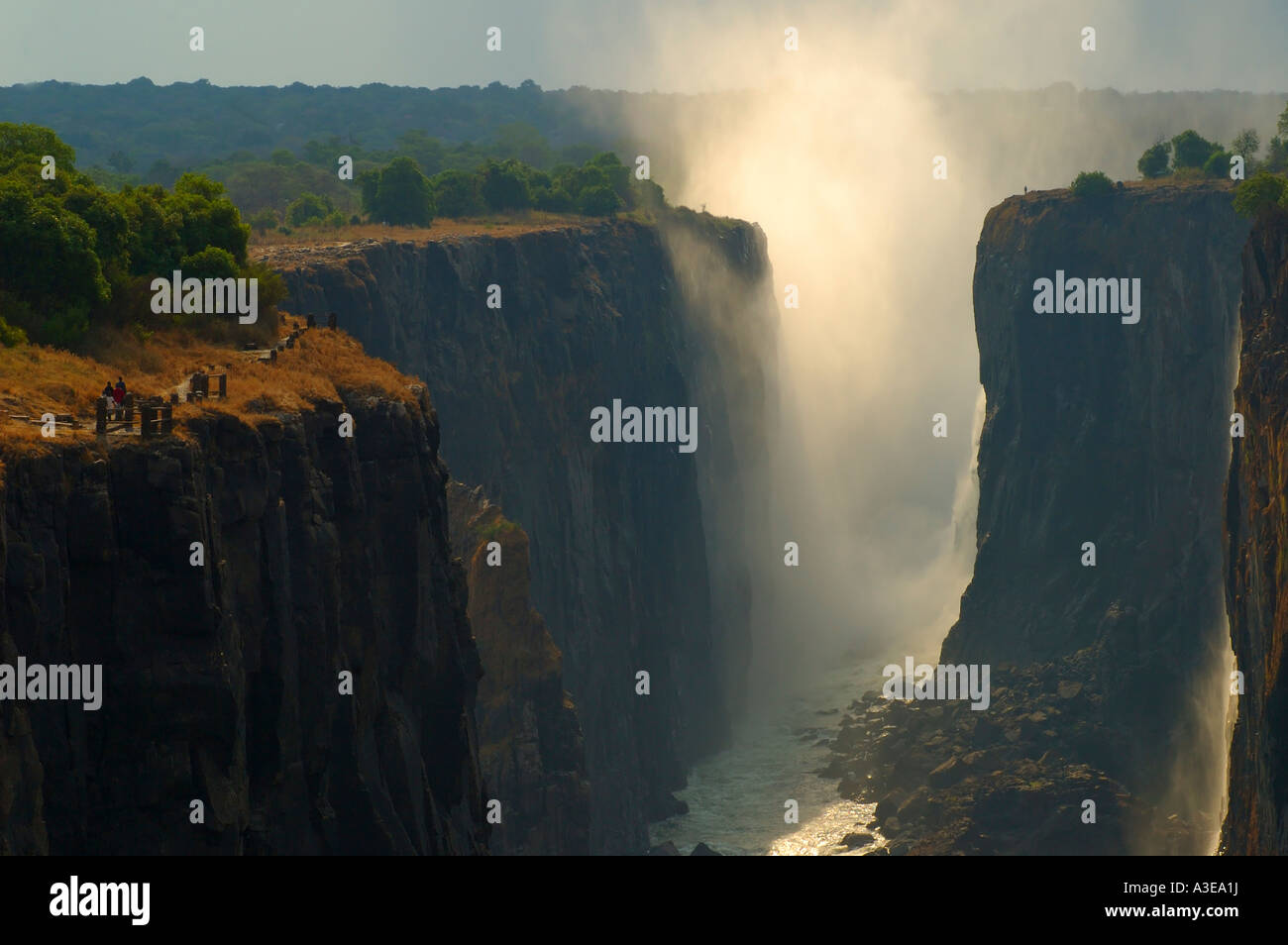 Victoria Waterfalls, Victoria Falls, Zambia Stock Photo - Alamy