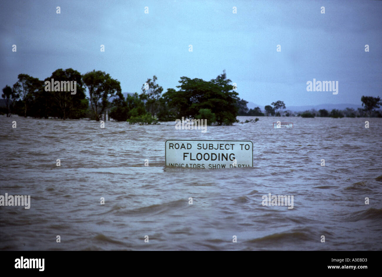 Flood indicator 0544 Stock Photo - Alamy