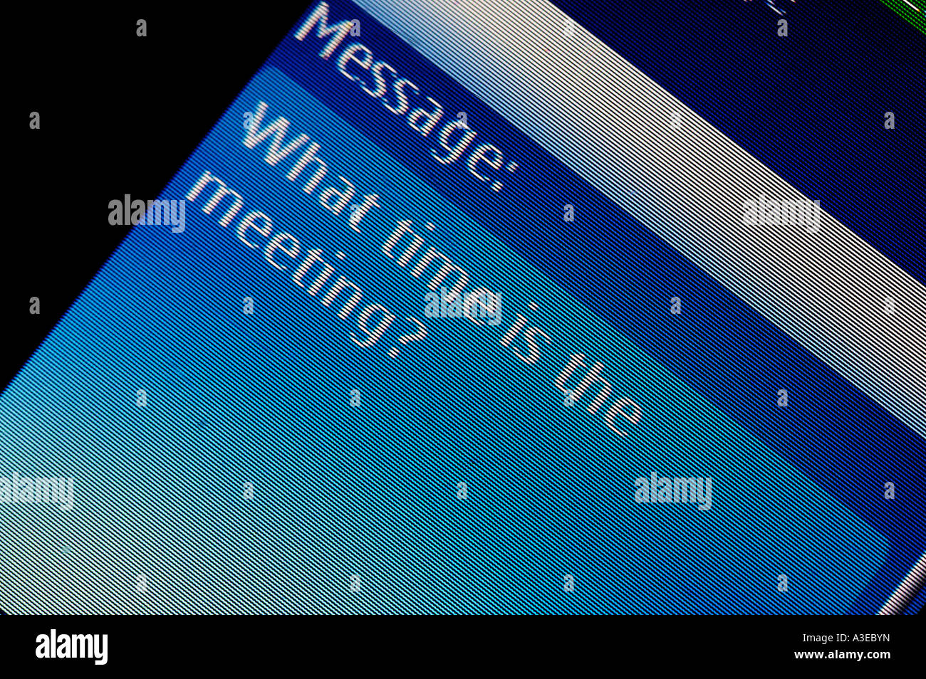 What time is the meeting Stock Photo - Alamy