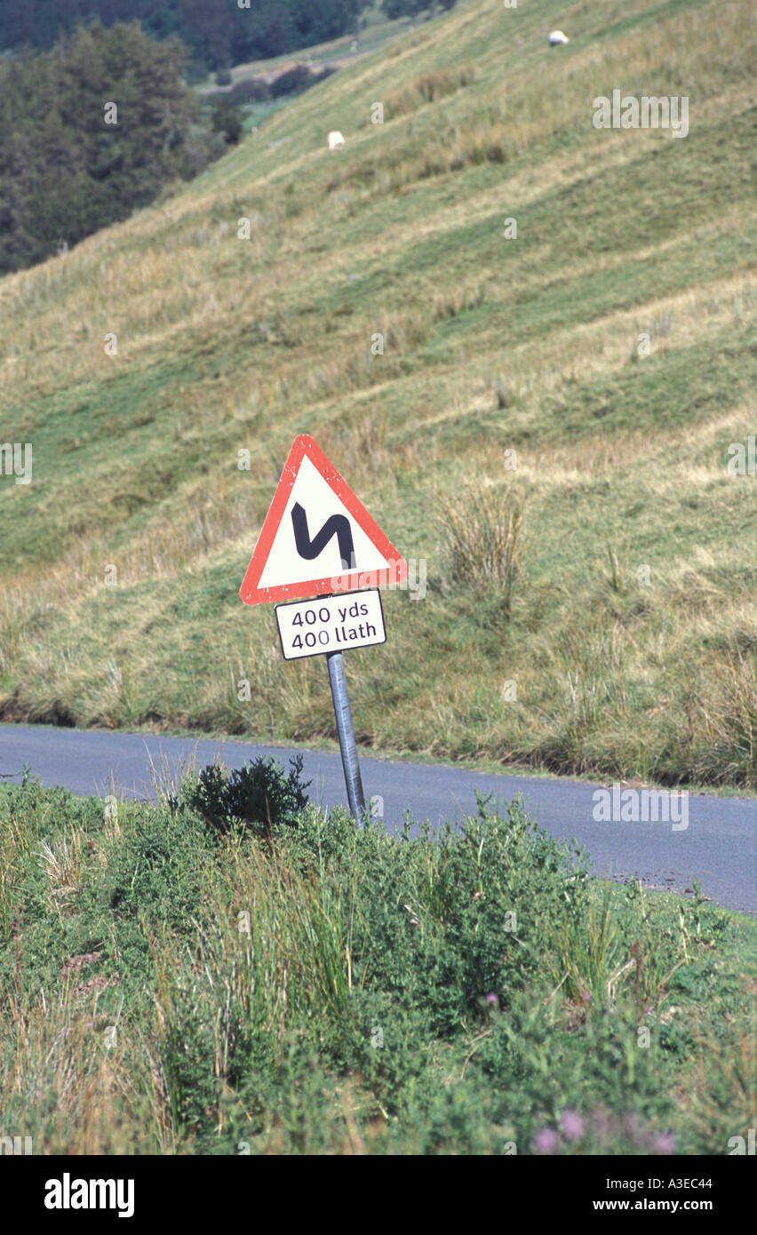 Brecon beacons road sign hi-res stock photography and images - Alamy