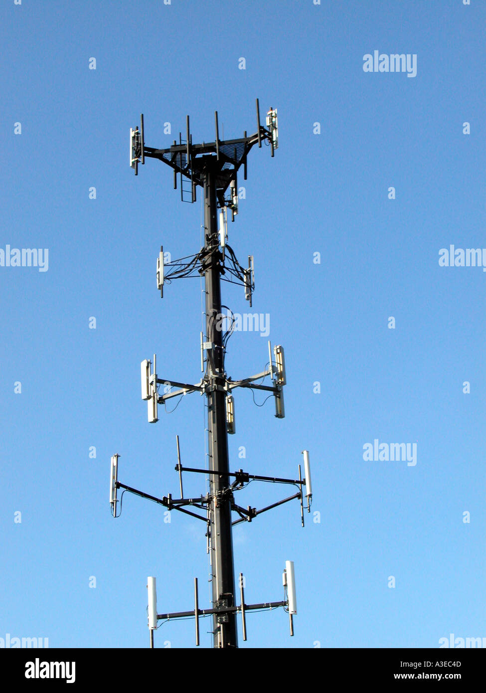Cellular telephone towers Stock Photo - Alamy