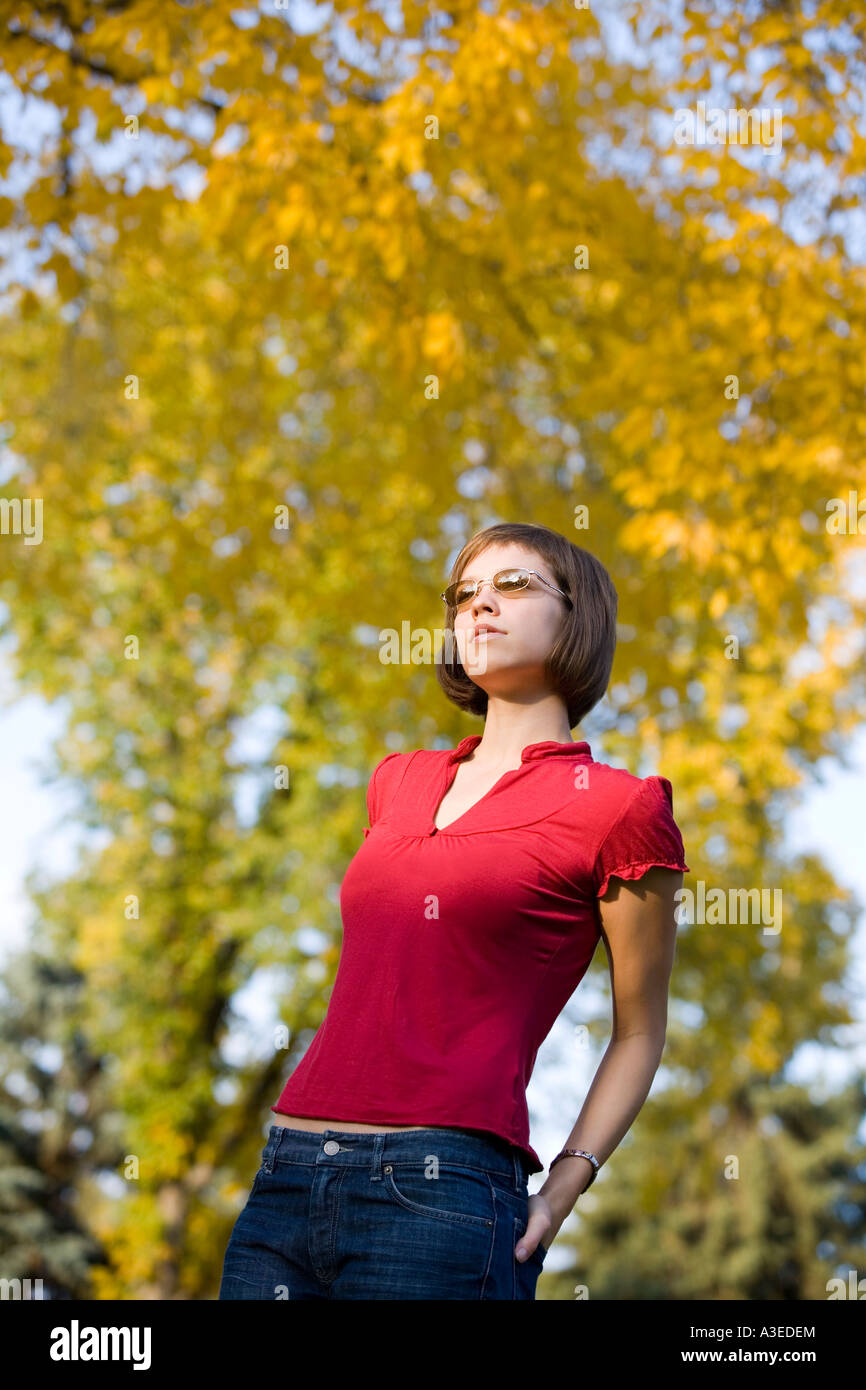 Female in sunglasses Stock Photo - Alamy