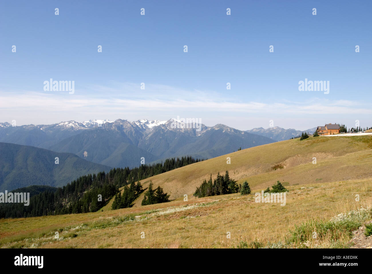 Hurricane Ridge and Hurricane Ridge Lodge, Olympic National Park ...