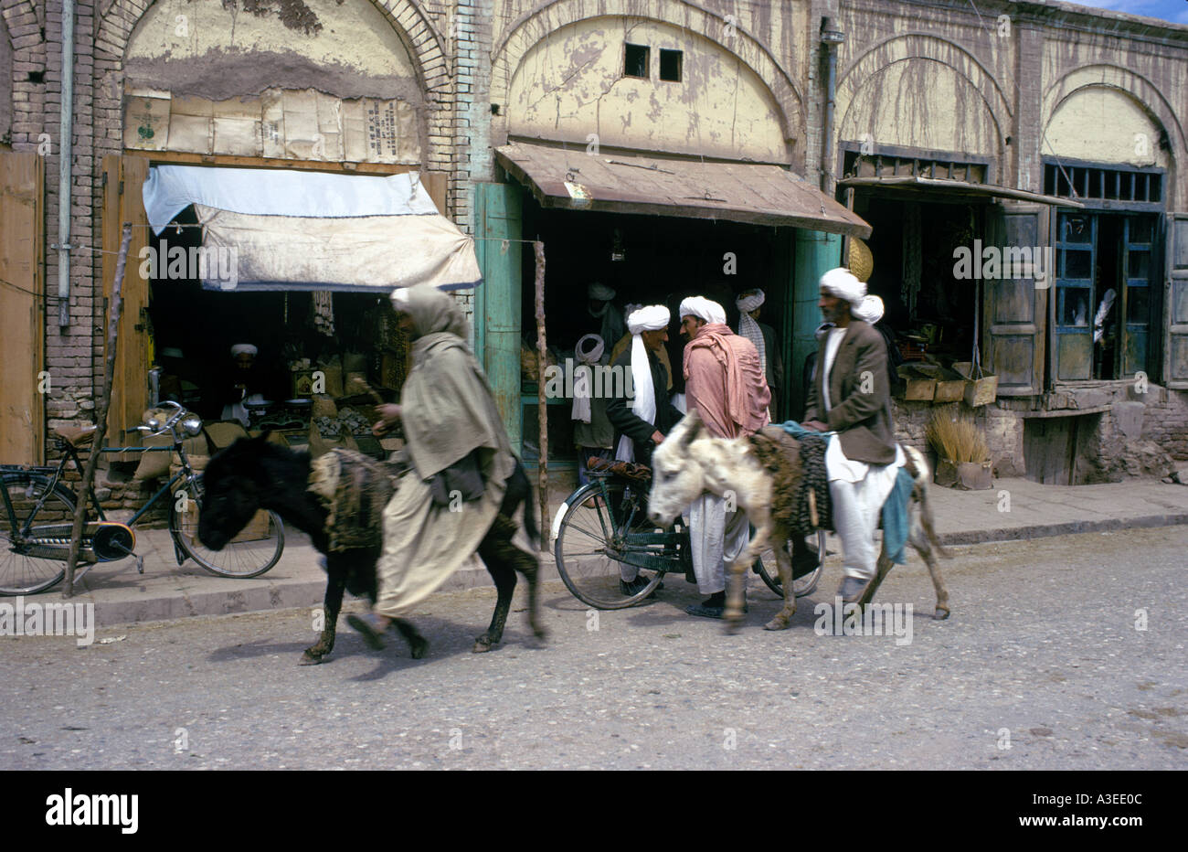 Afghan Donkey Men Stock Photo - Alamy