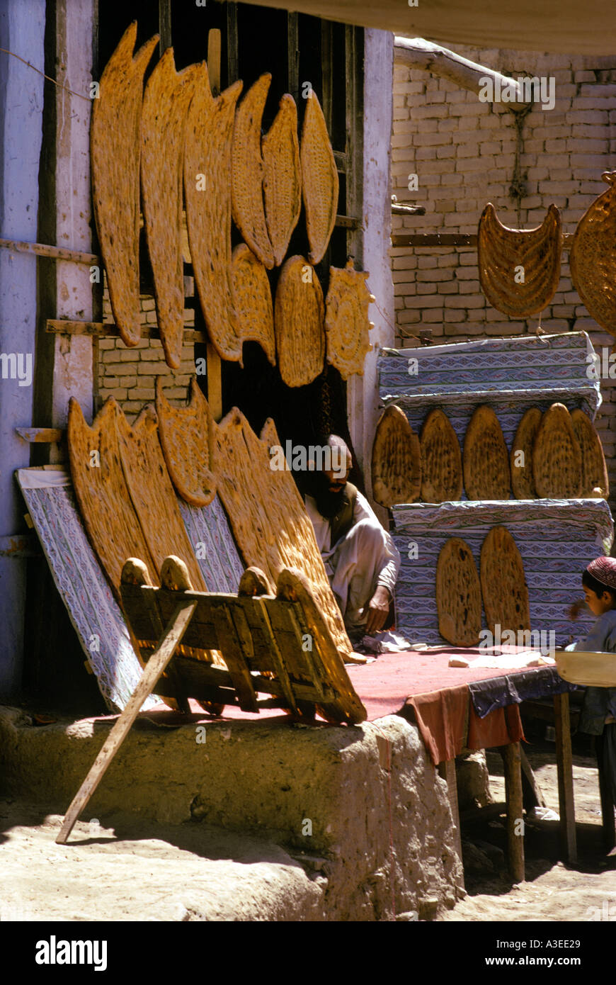 Afghan Nan Shop Stock Photo - Alamy