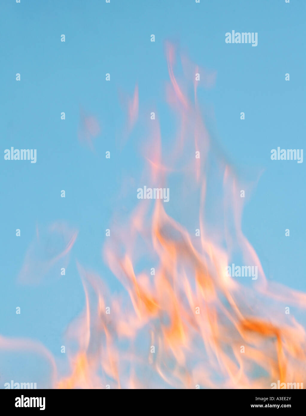 Blue fire flames light hot blazing hi-res stock photography and images ...