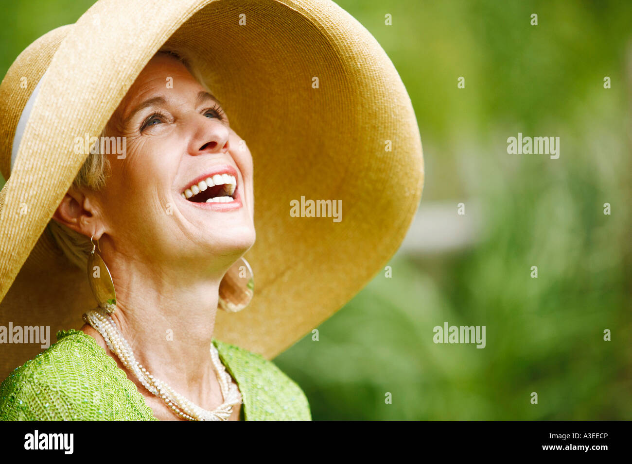 Laughing woman baby boomer hi-res stock photography and images - Alamy